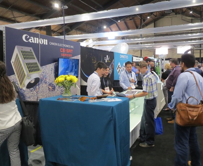 アメリカにて開催された「Small Satellite Conference 2019」に出展しました | キヤノン電子 株式会社