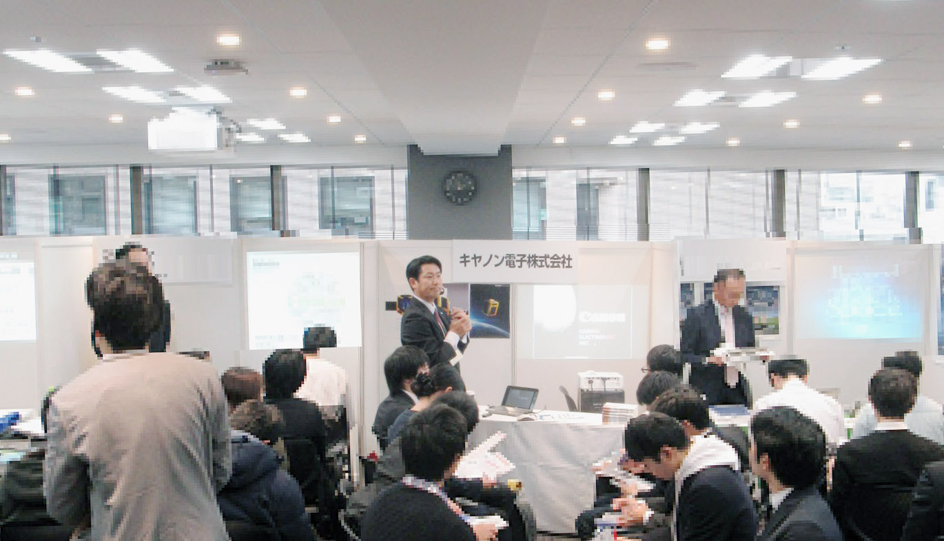 UNISEC SPACE JOB FAIRに出展しました。 | キヤノン電子 株式会社