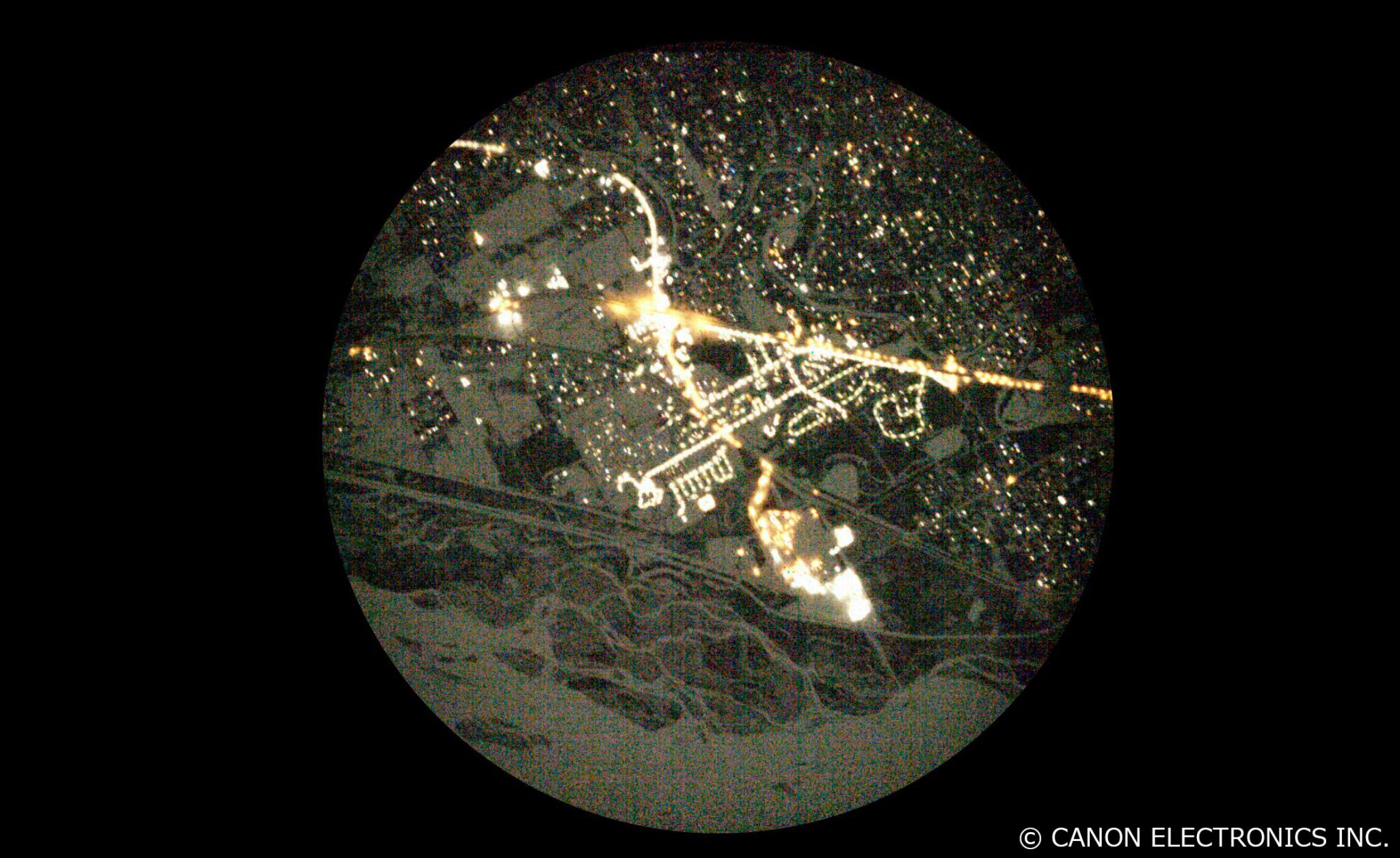 当社製の超小型人工衛星「CE-SAT-IIB（シーイー・サット・ツービー）」搭載の超高感度カメラより、夜間撮影に初めて成功 | キヤノン電子 株式会社